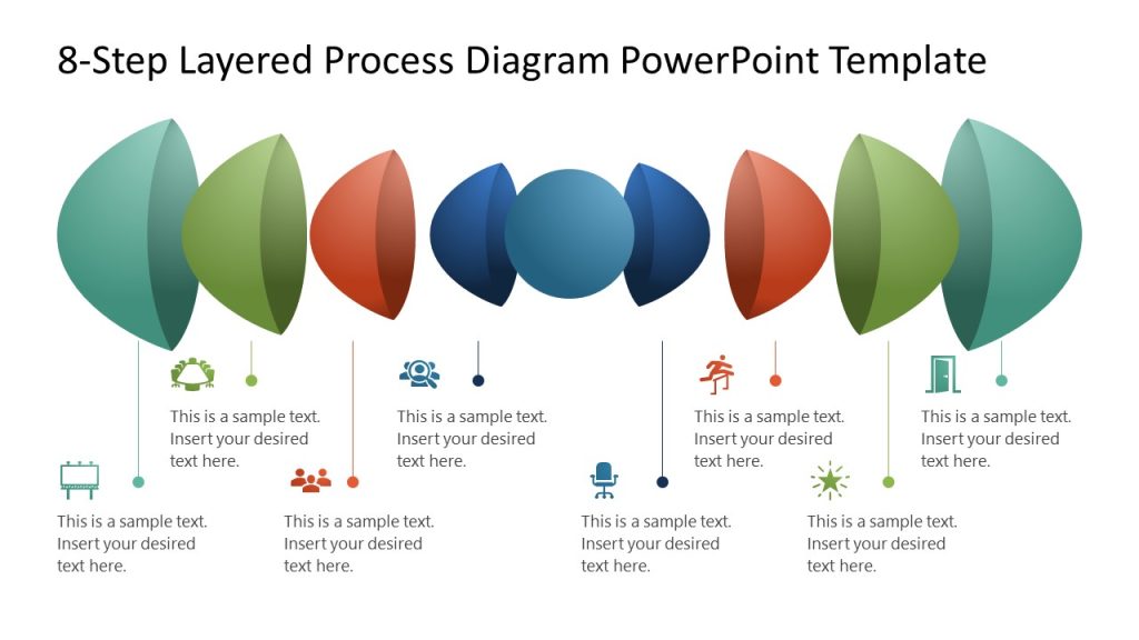 Title Slide - 8-Step Layered Process Diagram Template - SlideModel