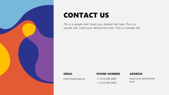 Contact Us PPT Slide - Graphic Design Company Slide - SlideModel