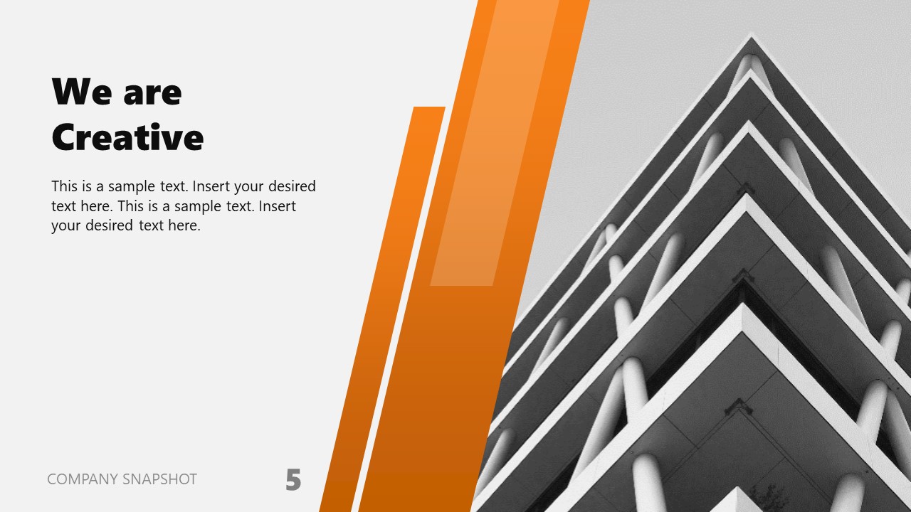 Company Snapshot PowerPoint Template