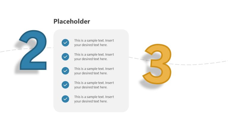 123 Moving Numbers Presentation Template - SlideModel