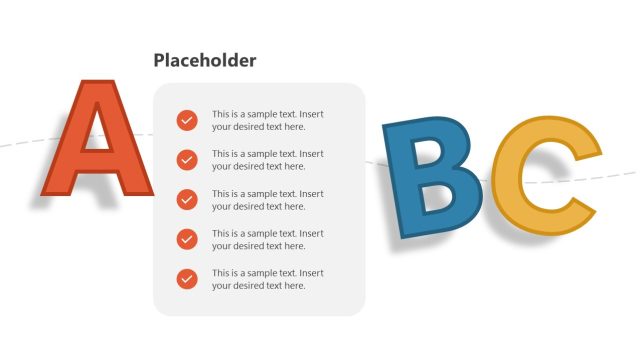 Engaging Moving ABC Letters Animated PPT Template - SlideModel