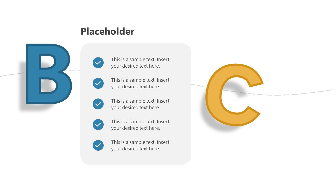 ABC Moving Letters PowerPoint Template