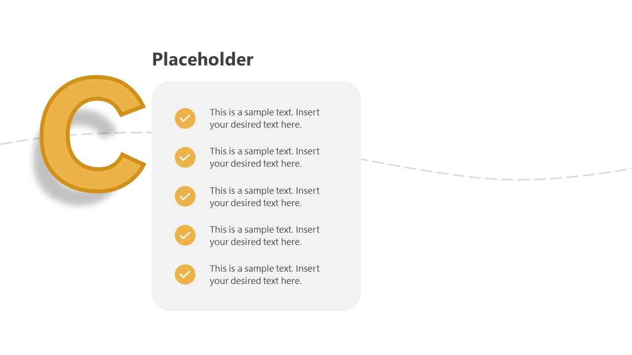 ABC Moving Letters PowerPoint Template