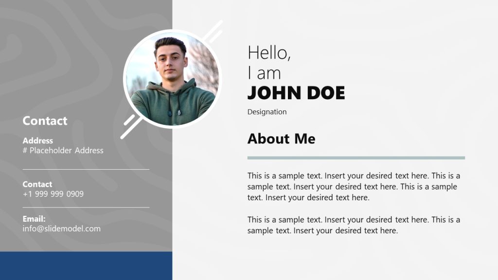 All About Me Presentation Template - SlideModel