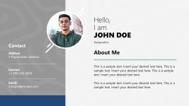 All About Me Presentation Template - SlideModel
