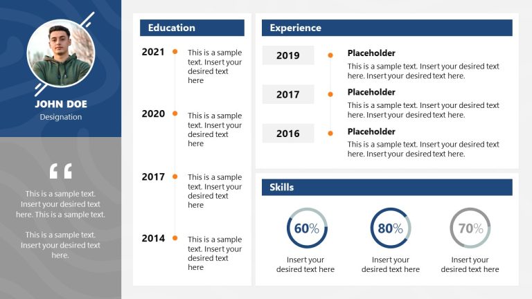 All About Me PowerPoint Slide - SlideModel