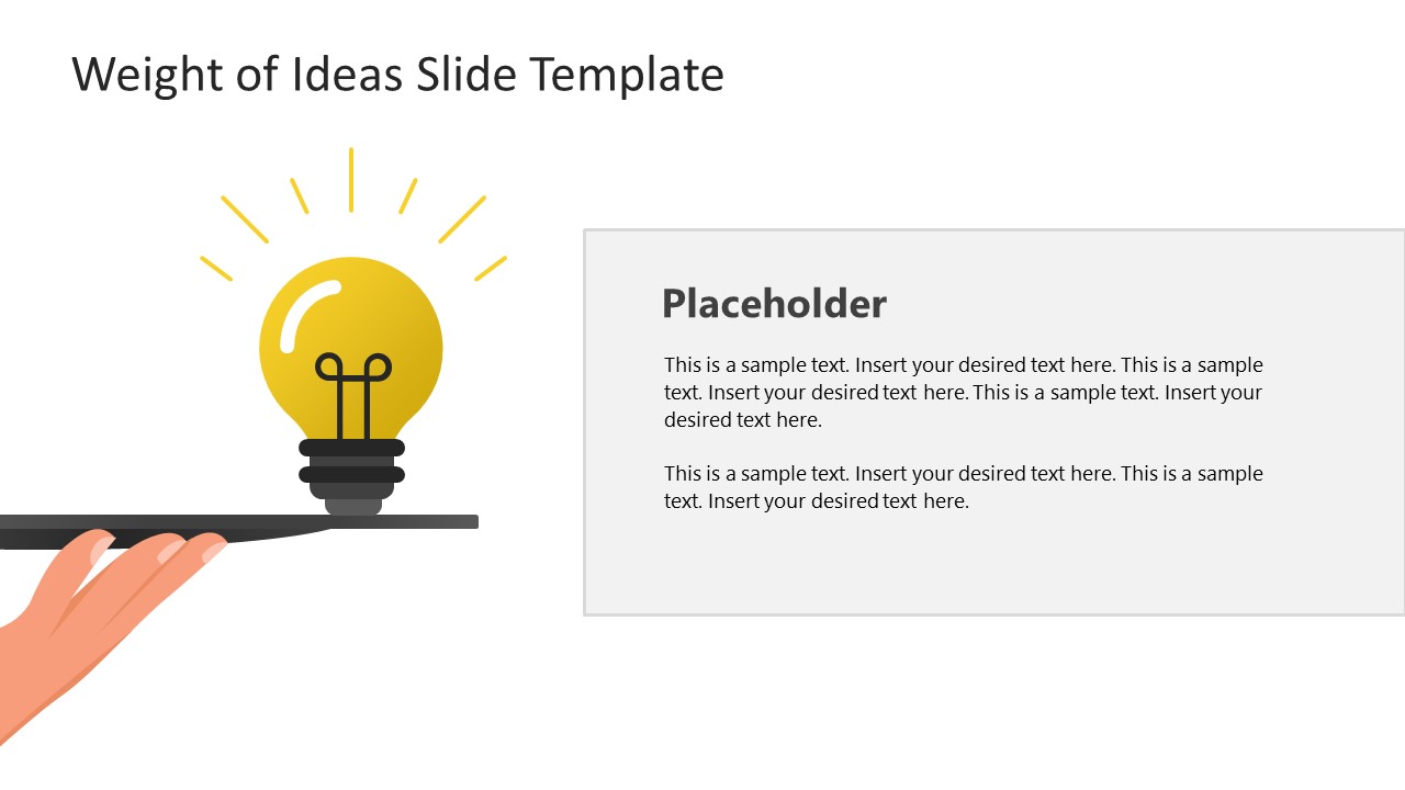 Weight of Ideas PowerPoint Template