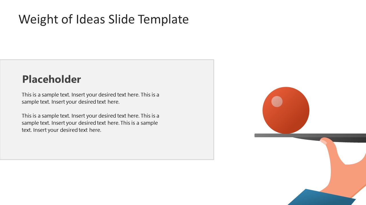 Weight of Ideas PowerPoint Template