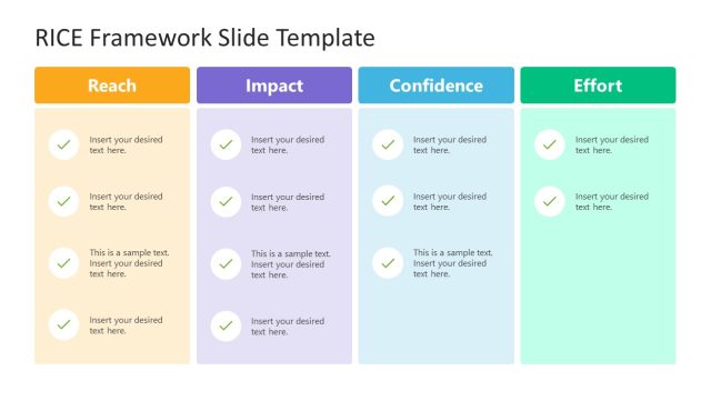 RICE Framework PowerPoint Template - SlideModel