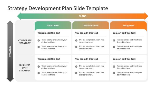 Strategy Development Plan Presentation Template - SlideModel