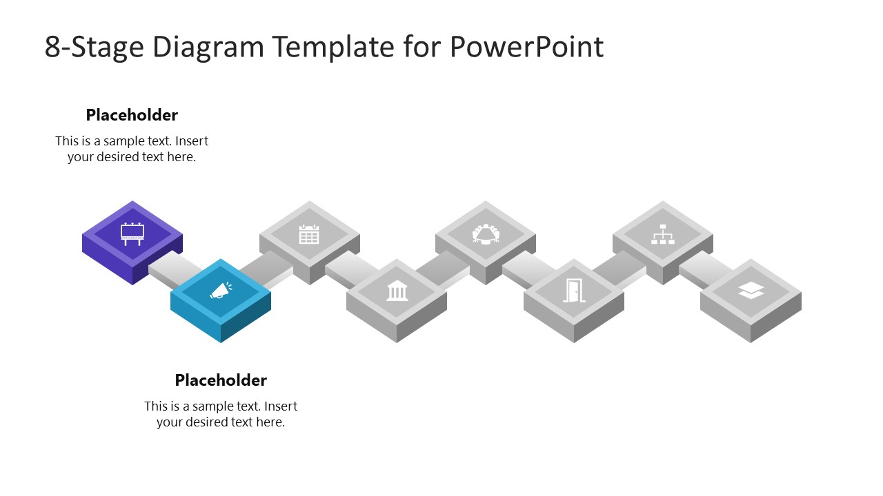 8-Stage Diagram Template for PowerPoint