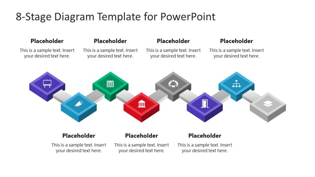 8-Stage Diagram Template for PPT Presentation - SlideModel