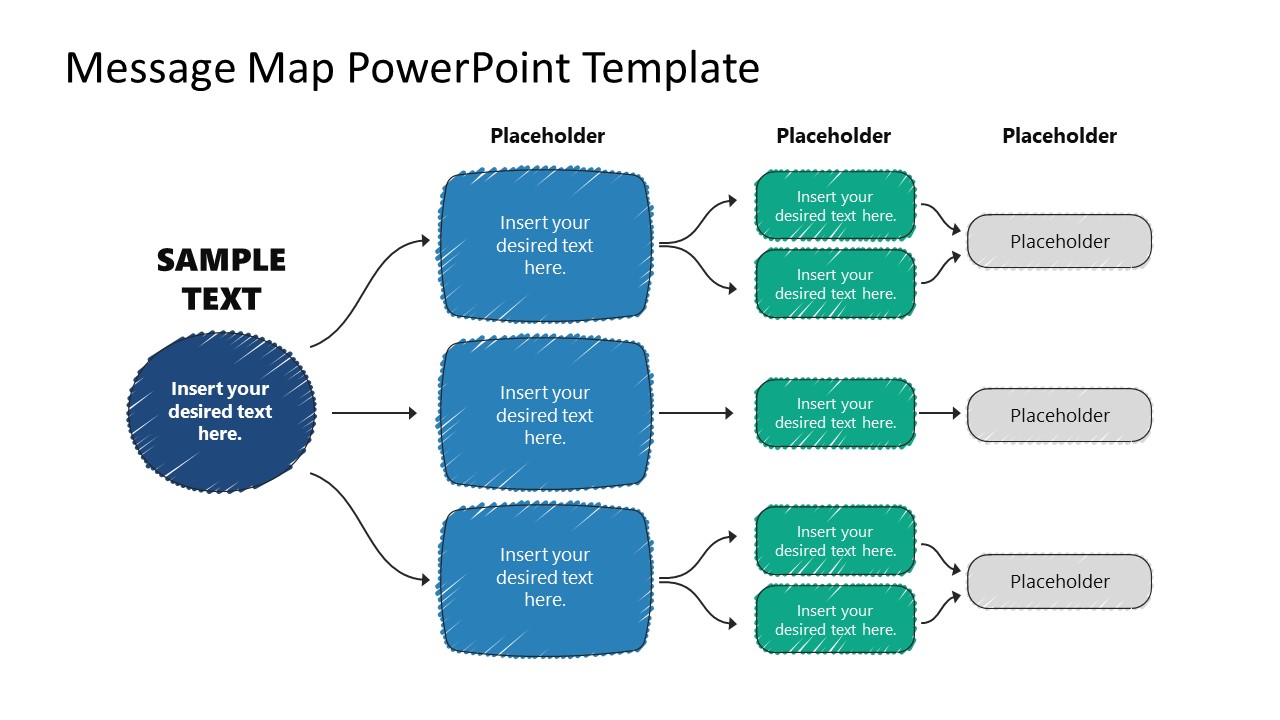 Message Map PowerPoint Template