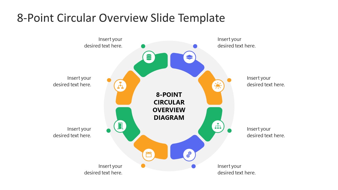 8-Step Circular Diagram PowerPoint Template