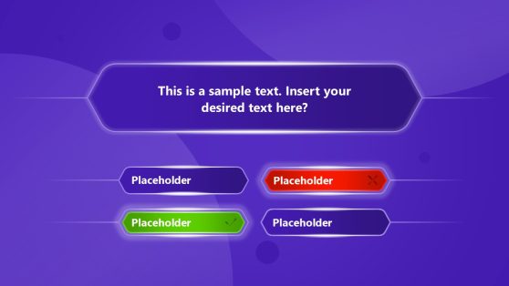 Question & Answer Game Slide Template - SlideModel