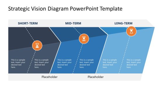 Customizable Strategic Vision Diagram PPT Template - SlideModel