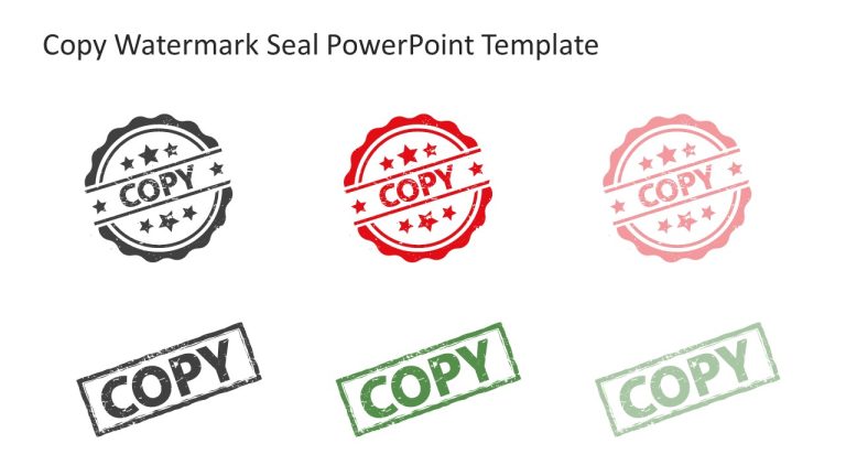 Customizable Copy Watermark Seal Template - SlideModel