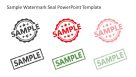Customizable Sample Watermark Seal Slide - SlideModel