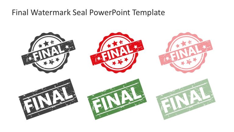 Final Watermark Seal Template Slide - SlideModel