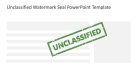 Unclassified Watermark Seal PPT Template - SlideModel