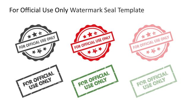For Official Use Only Watermark PPT Template - SlideModel