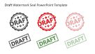 Editable Draft Watermark Seal PPT Template - SlideModel