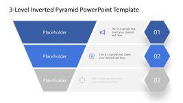 Editable Level 2 Slide - 3-Level Inverted Pyramid Template - SlideModel