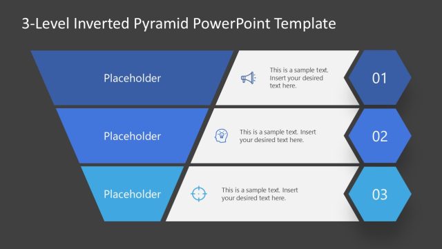 Editable Slide for Stage 1 - Inverted Pyramid Slide - SlideModel