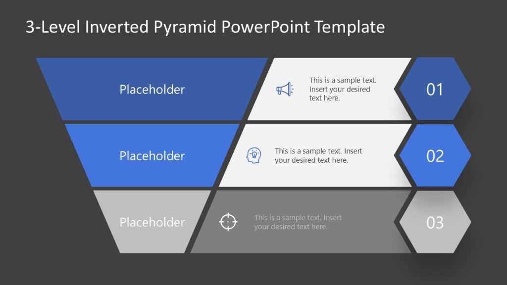 Step 2 Pyramid Diagram PowerPoint Slide - SlideModel