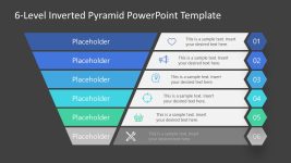 Step 5 Slide - Inverted Pyramid Template - SlideModel