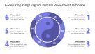 6-Step Ying Yang Style Diagram Presentation Template - SlideModel