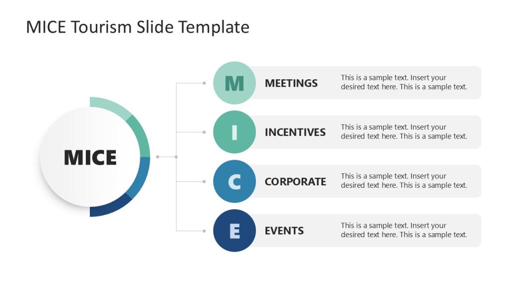 Customizable MICE Tourism Slide Template - SlideModel