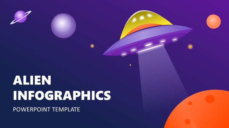 Cover Slide - Alien Infographics Template - SlideModel