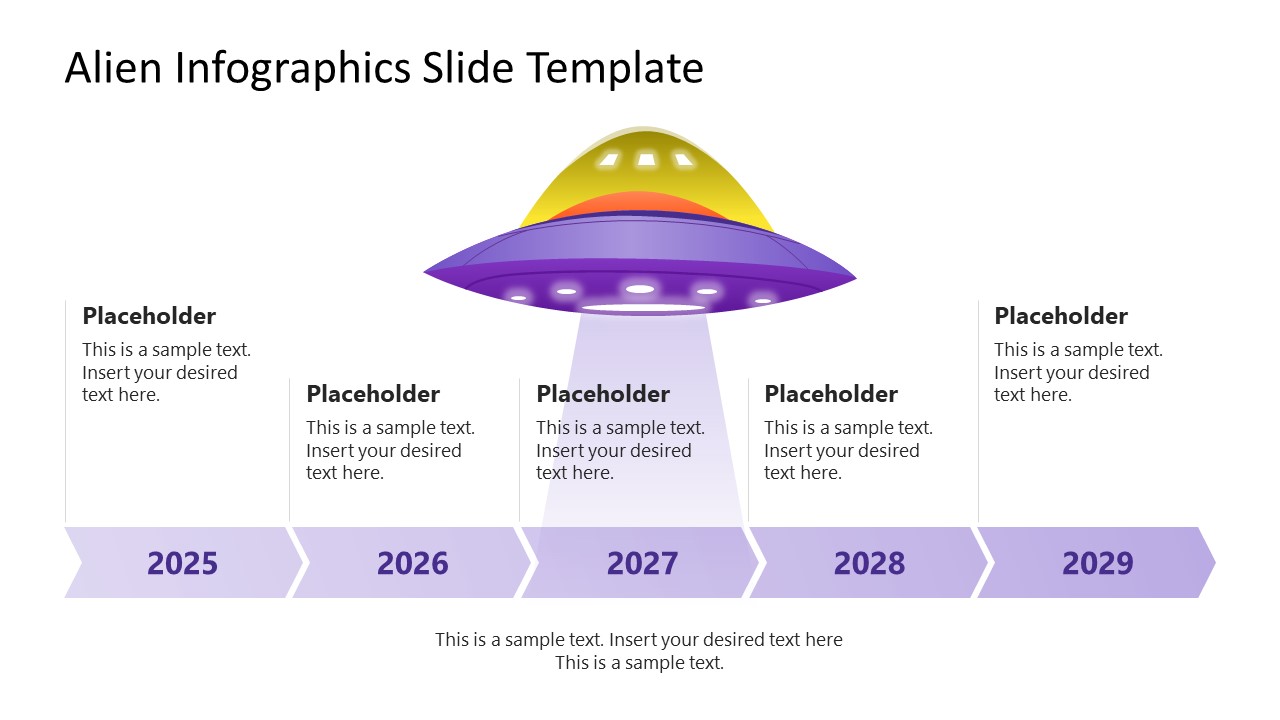 Alien Infographics PowerPoint Template