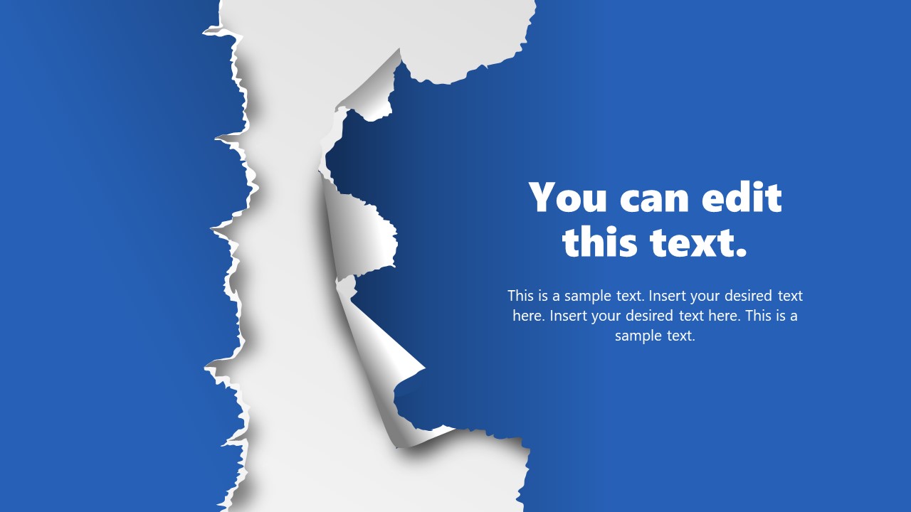 Torn Paper PowerPoint Template