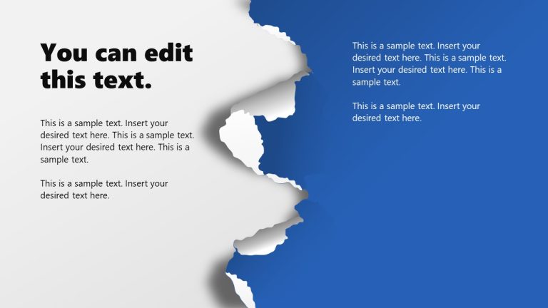 Torn Paper PPT Slide Design - SlideModel