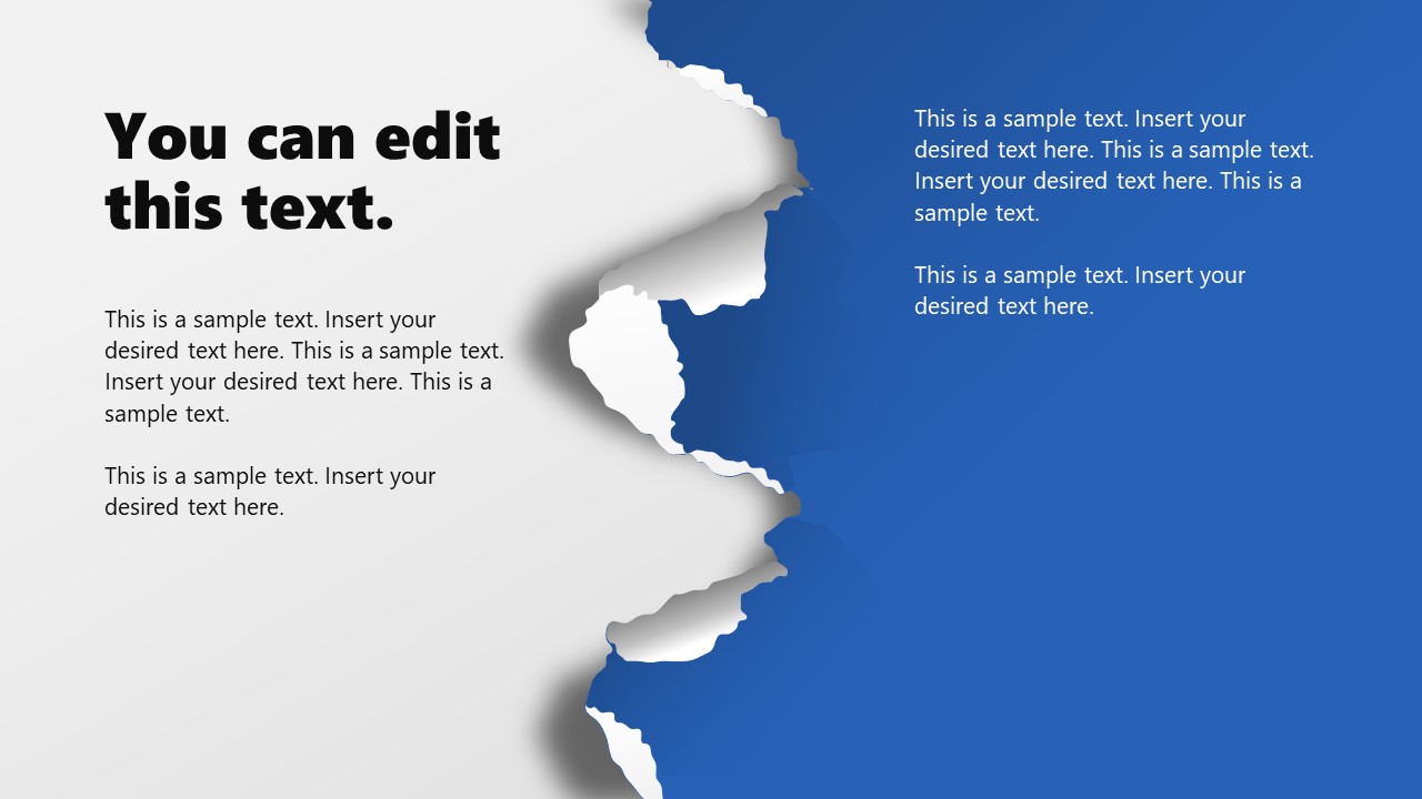 Torn Paper PowerPoint Template