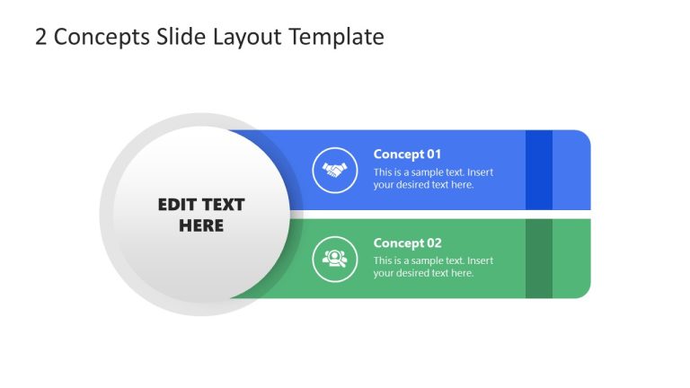 2 Concepts Slide Layout Presentation Template - SlideModel