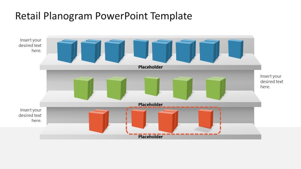3 Shelf Planogram - Retail Planogram Slide - SlideModel