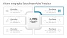 Item 2 Highlight PPT Slide - 6-Item Infographic Boxes Template - SlideModel