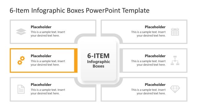 Infographic Boxes Template PPT Slide - SlideModel
