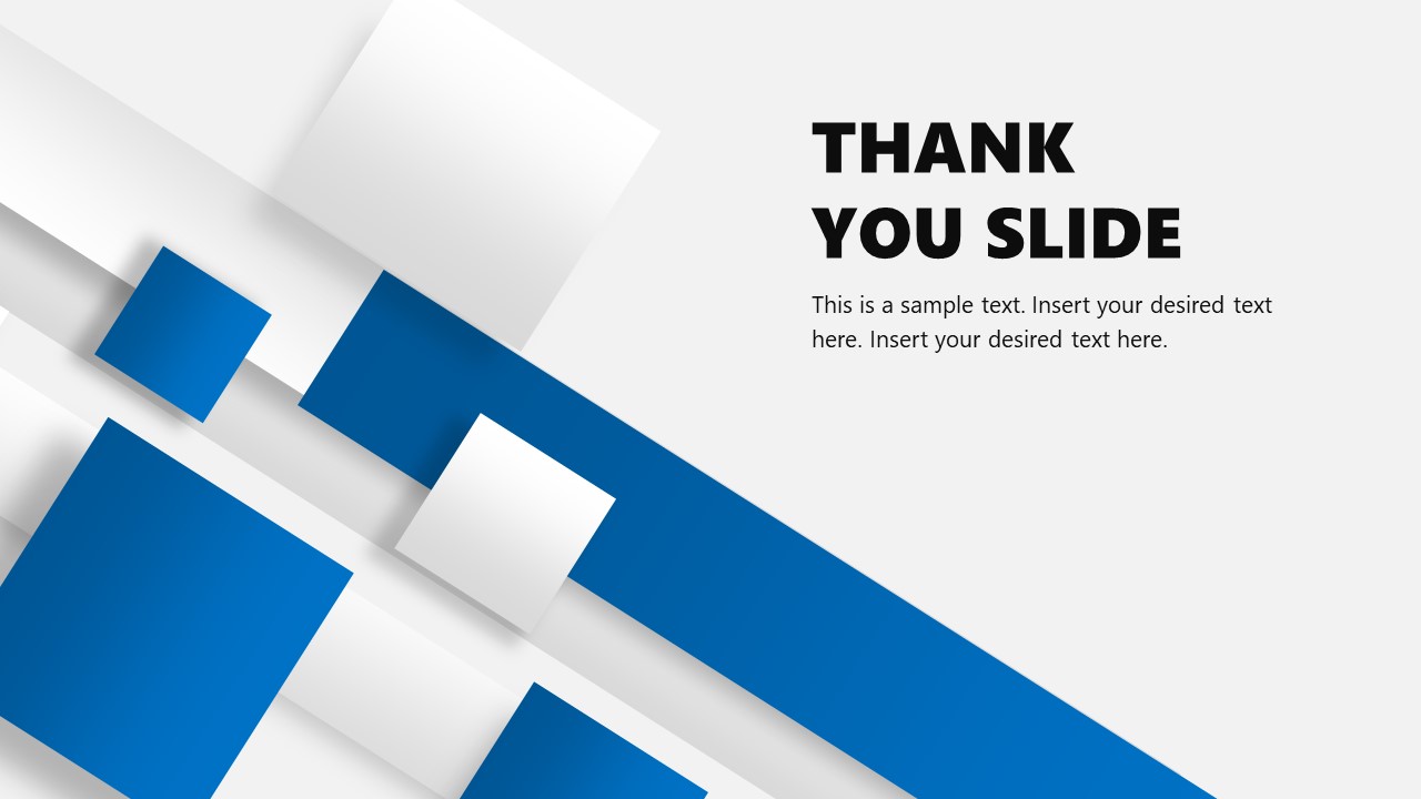 Blue Blocks Corporate Profile PowerPoint Template