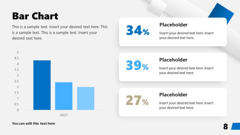 Engaging Bar Chart Slide - Corporate Profile Presentation - SlideModel