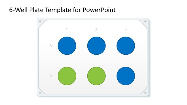 6-Well Plate Template Slide - SlideModel