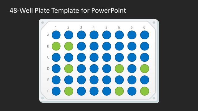 48-Well Plate Presentation PPT Template - SlideModel