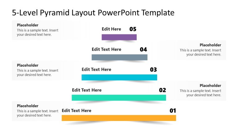 5-Level Pyramid Layout Presentation Template - SlideModel