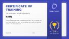 Certificate of Training Presentation Template - SlideModel