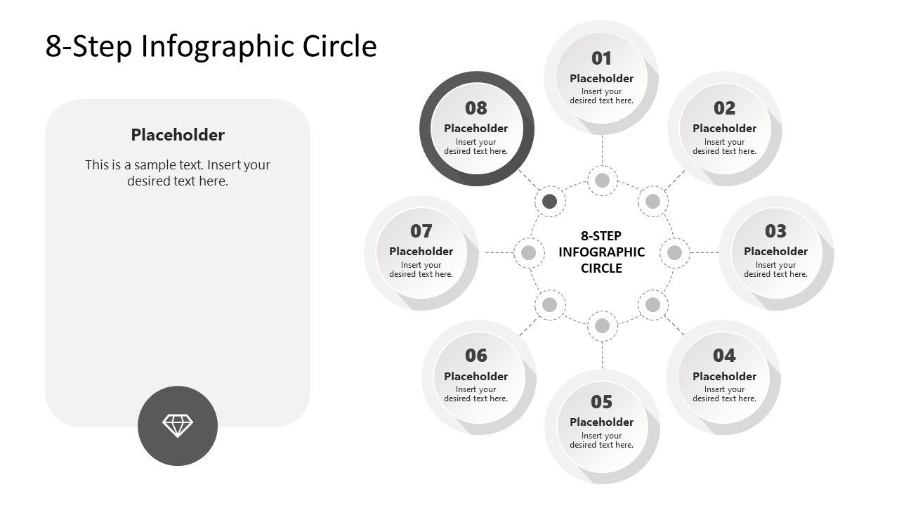 8-Step Infographic Circle Template for PowerPoint - SlideModel