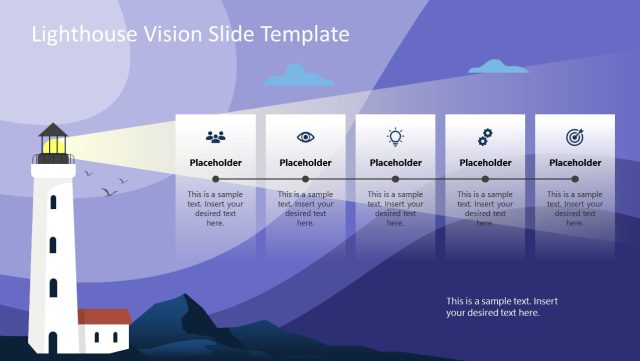 Editable Lighthouse Vision Presentation Template Slidemodel