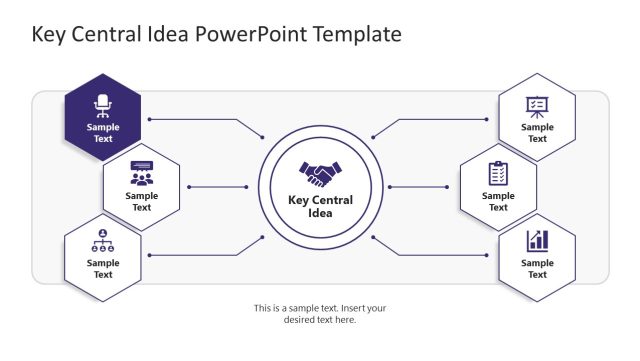 Point 1 Spotlight Slide - Key Central Idea Template - SlideModel